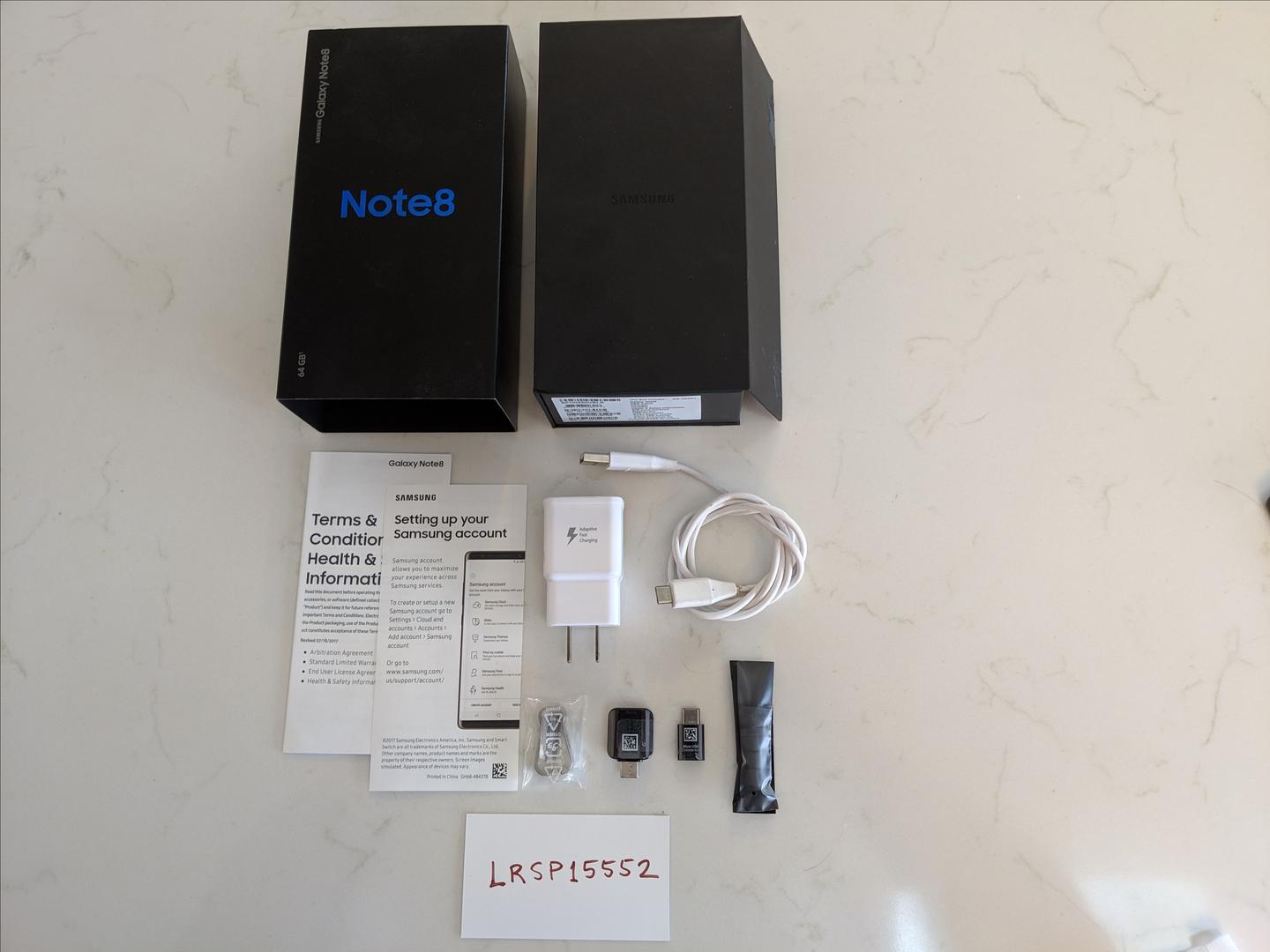 Samsung Galaxy Note 8 - Sprint, Black, 64GB, SM-N950U - LRSP15552 - Swappa