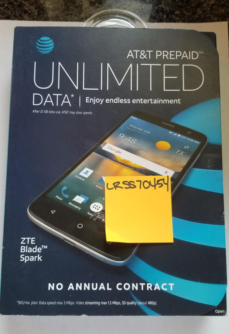 ZTE Blade Spark - AT&T, Gray, 16GB, 2GB, Z971 - LRSS70454 - Swappa