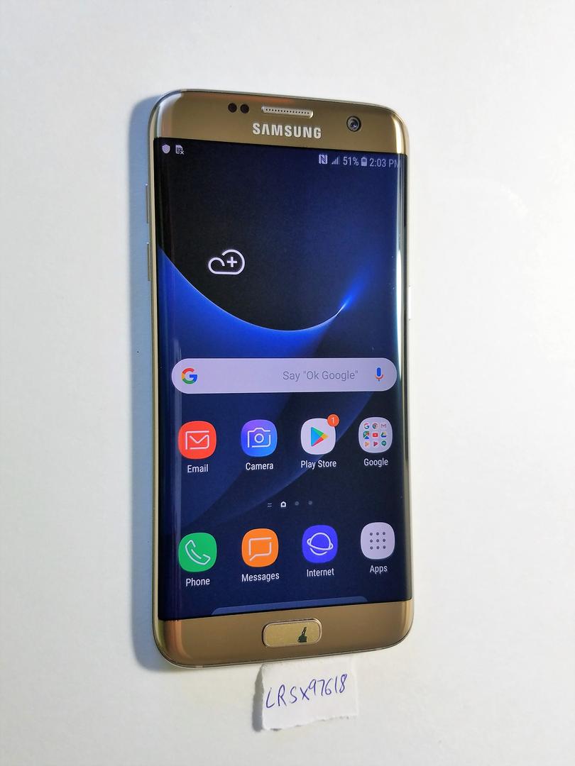 Samsung Galaxy S7 Edge - T-Mobile, Gold, 32GB, SM-G935T - LRSX97618 ...