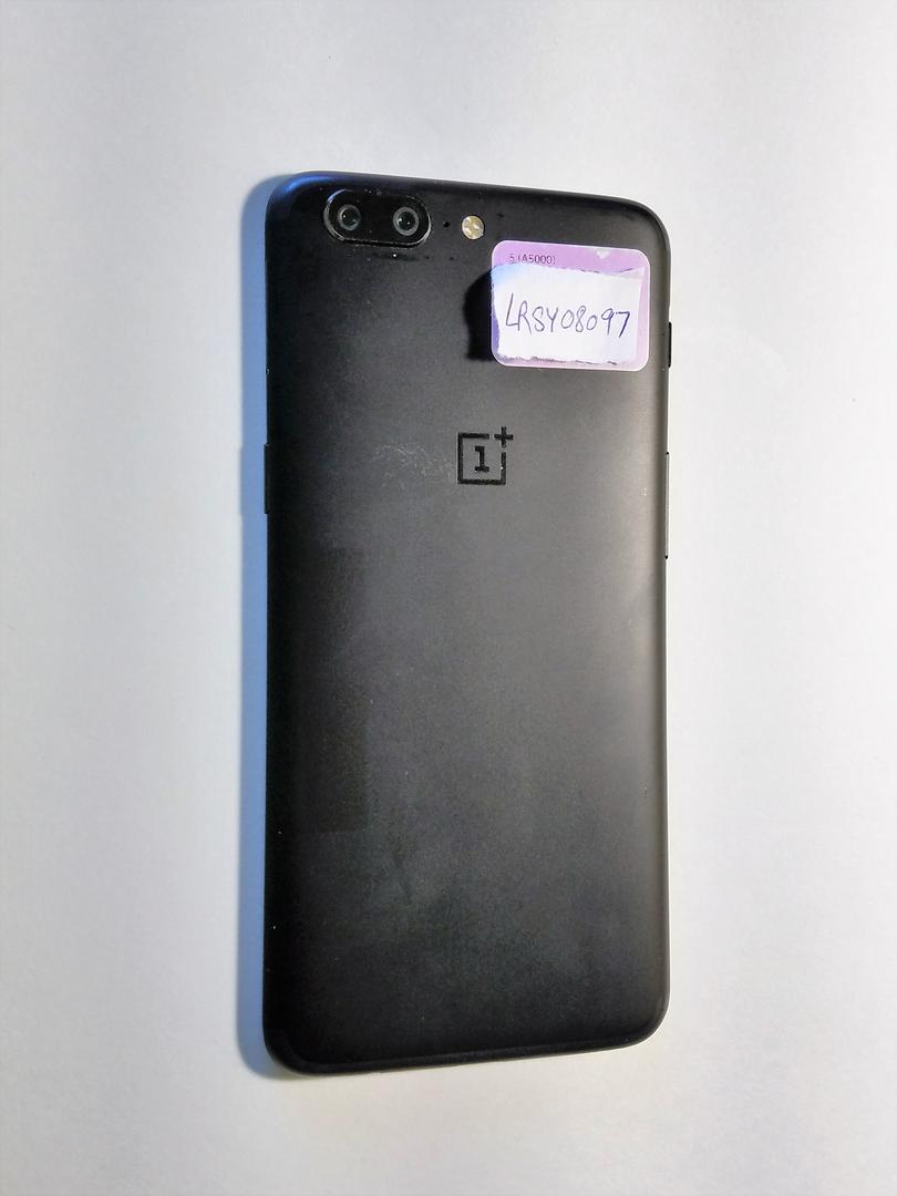 OnePlus 5 - Unlocked, Black, 128GB, 8GB, A5000 - LRSY08097 - Swappa