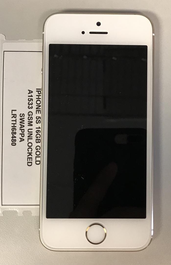 Apple iPhone 5S - Unlocked, Gold, 16GB, A1533, GSM - LRTH68480 - Swappa