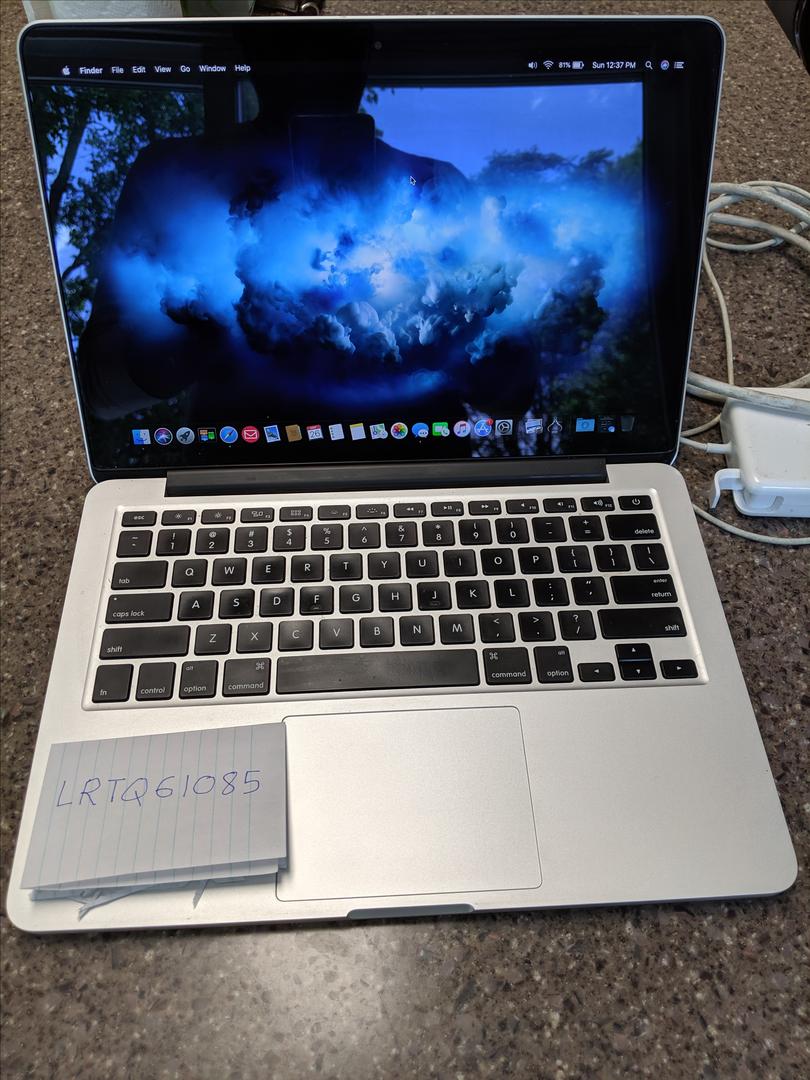 MacBook Pro 2012 (Retina) - 13" - Silver, 256GB, 8GB - LRTQ61085 - Swappa