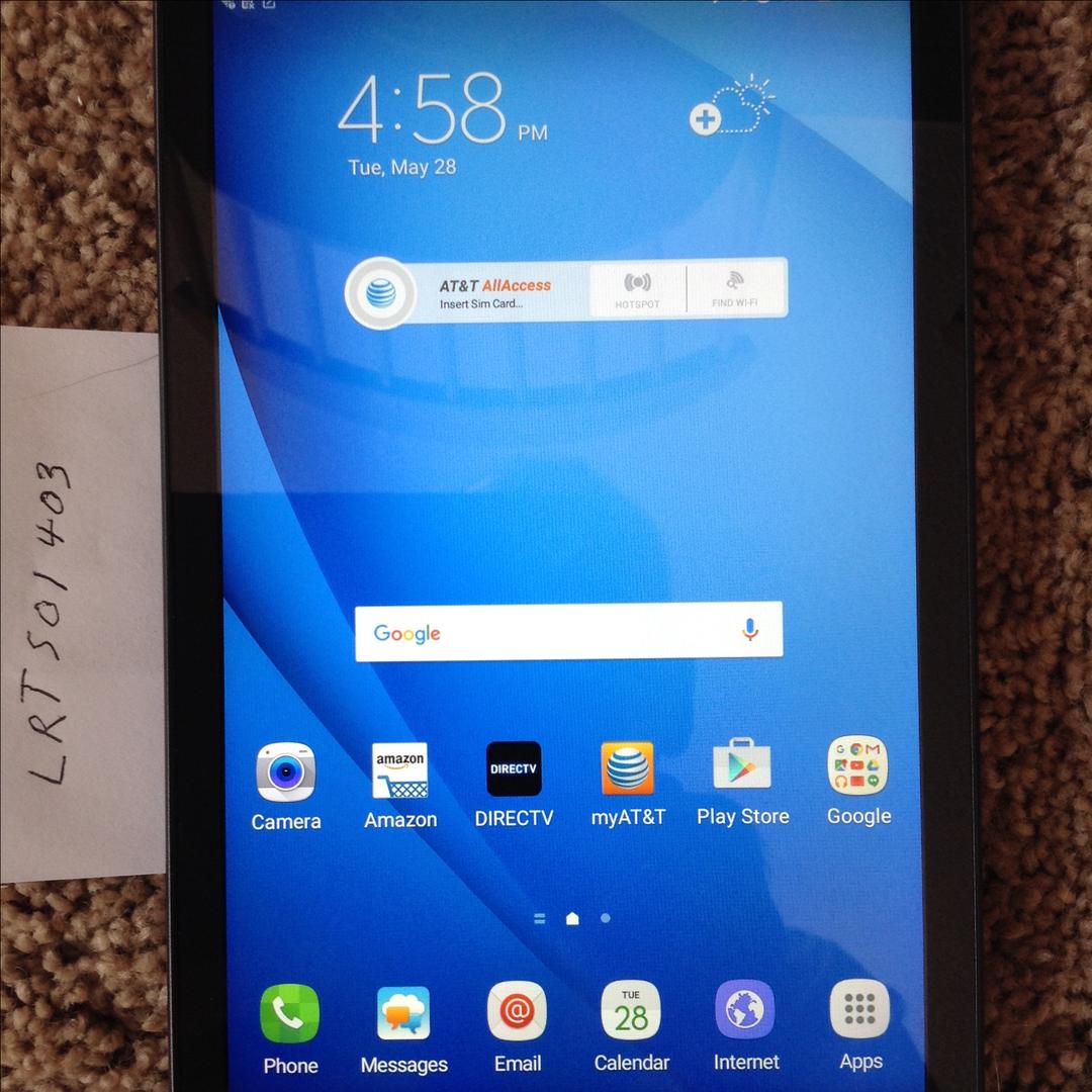 Samsung Galaxy Tab E 8.0 - AT&T, Black, 16GB, SM-T377A - LRTS01403 - Swappa