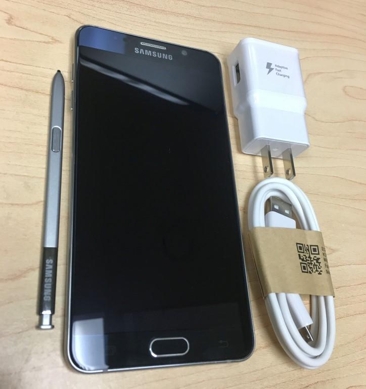 Samsung Galaxy Note 5 - Unlocked, Black, 32GB, SM-N920C - LRTZ33136 ...
