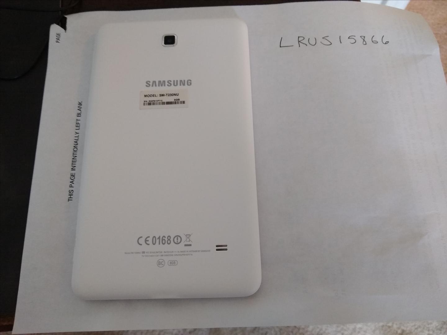 Samsung Galaxy Tab 4 - Wi-Fi, White, 8GB, SM-T230NU, 7" Nook Edition - LRUS15866 - Swappa