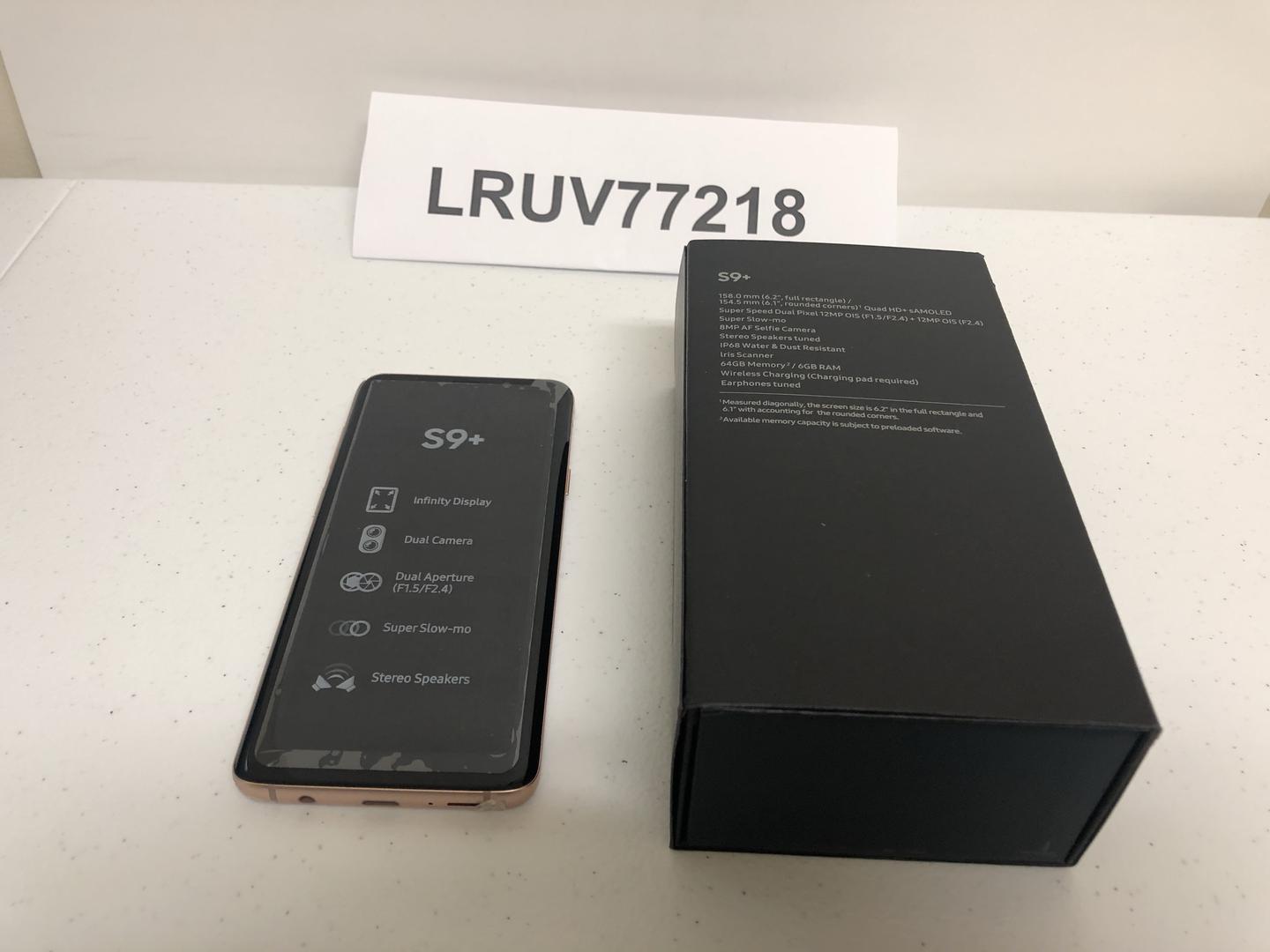 Samsung Galaxy S9 Plus - Verizon, Gold, 64GB, SM-G965U - LRUV77218 - Swappa