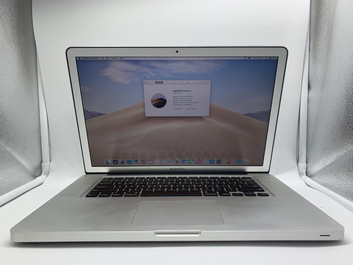 MacBook Pro 2012 (Unibody) - 15" - Silver, 500GB, 16GB - LRVB33324 - Swappa