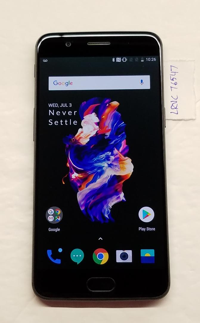OnePlus 5 - Unlocked, Black, 64GB, 6GB, A5000 - LRVC76547 - Swappa