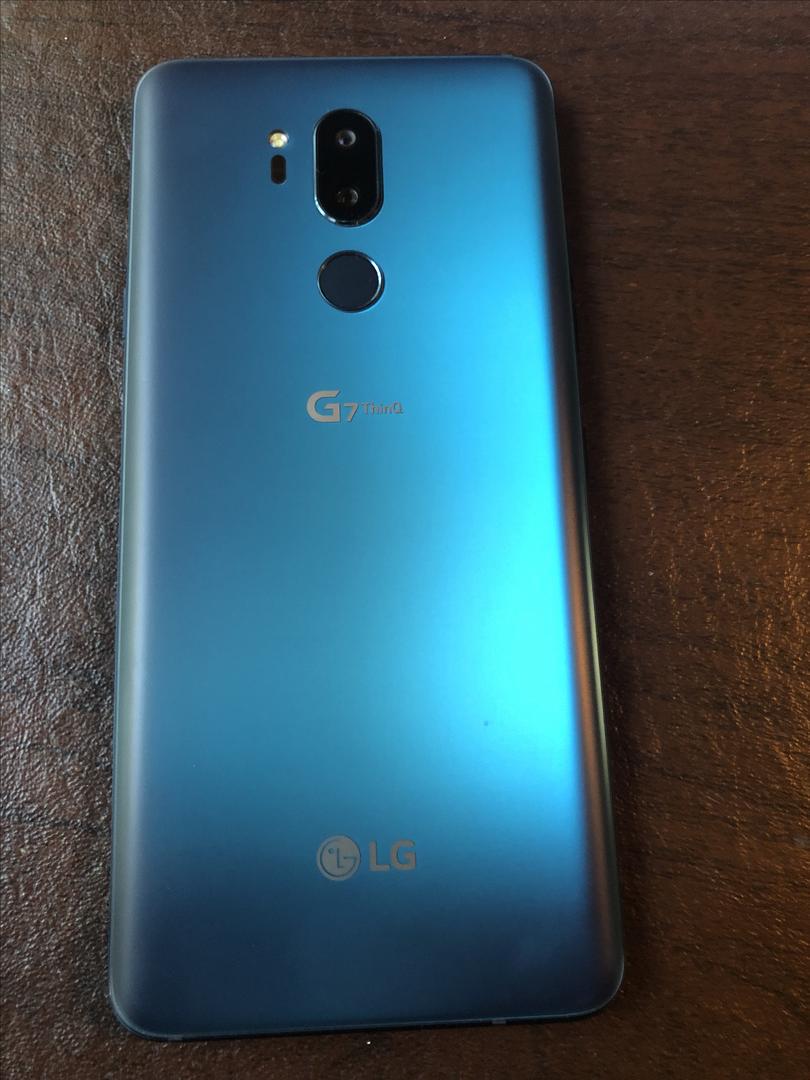 LG G7 ThinQ - Unlocked, Blue, 64GB, 4GB, LM-G710ULM - LRVF01010 - Swappa