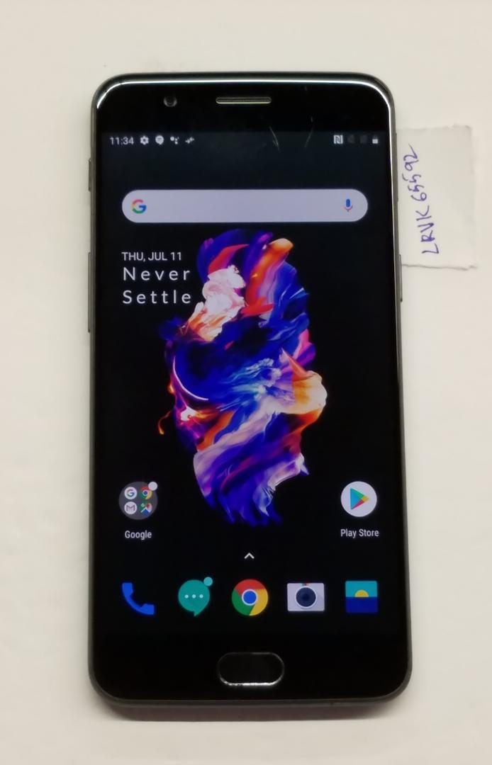 OnePlus 5 - Unlocked, Gray, 64GB, 6GB, A5000 - LRVK65592 - Swappa