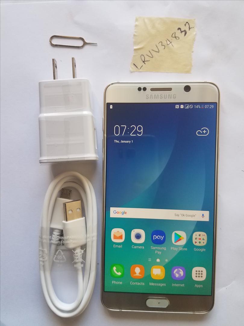 Samsung Galaxy Note 5 - Unlocked, Gold, 64GB, SM-N9200 - LRVV34832 - Swappa