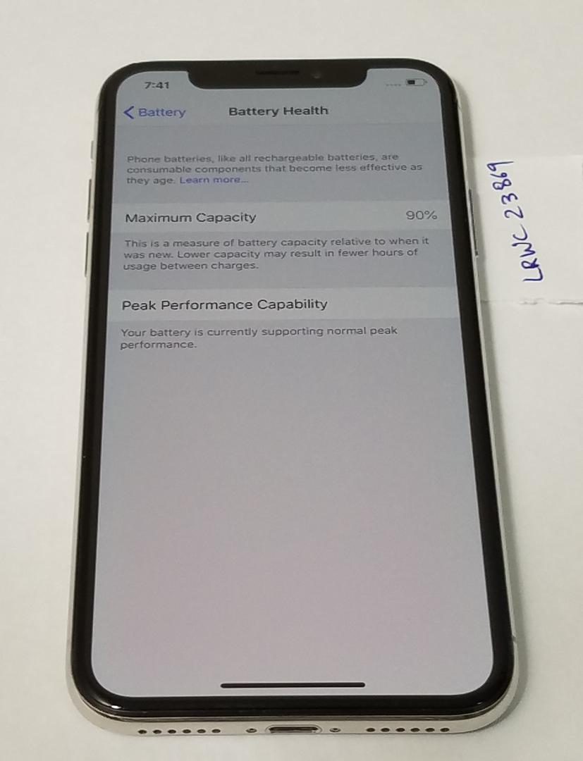 Apple iPhone X - T-Mobile, Silver, 64GB, A1901, GSM - LRWC23869 - Swappa