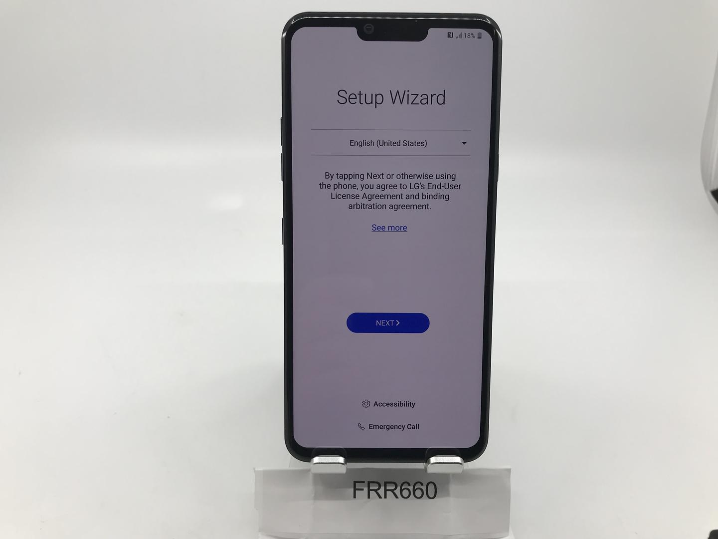 LG G8 ThinQ - Verizon, Black, 128GB, 6GB, LM-G820UM - LRWG79438 - Swappa