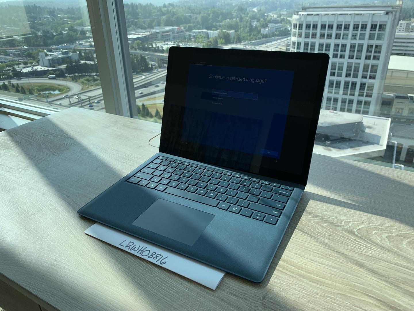 Microsoft Surface Laptop - Blue, 256GB, 8GB - LRWH08816 - Swappa