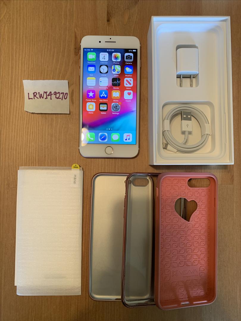 Apple iPhone 7 Plus - Unlocked, Rose Gold, 128GB, A1661 - LRWI49270 ...