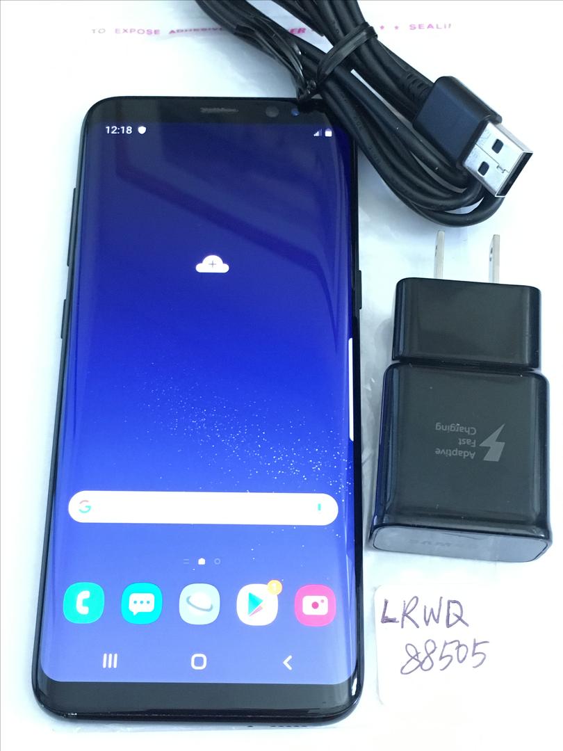 Samsung Galaxy S8 - Unlocked, Black, 64GB, SM-G950W - LRWQ88505 - Swappa