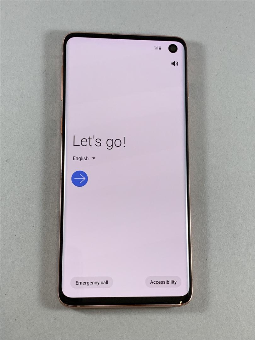 Samsung Galaxy S10 (Verizon) [SM-G973U] - Pink, 128 GB, 8 GB ...