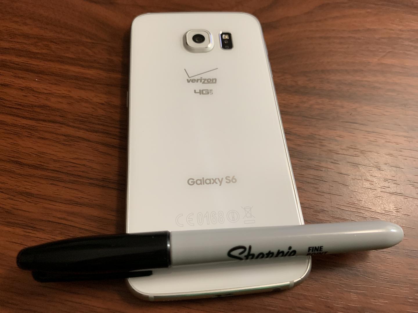 Samsung Galaxy S6 - Verizon, White, 32GB, SM-G920V - LRXB98122 - Swappa