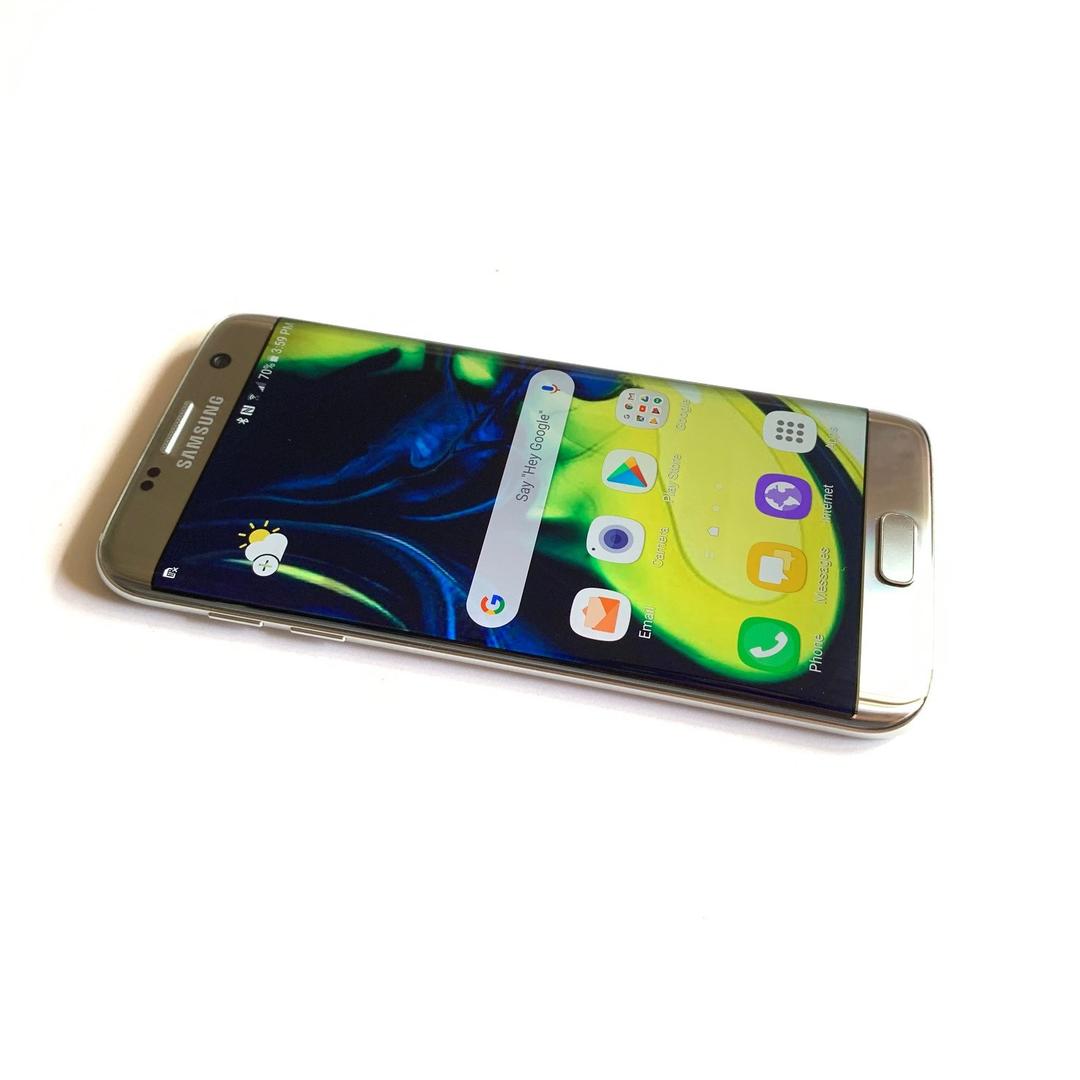 Samsung Galaxy S7 Edge - T-Mobile, Silver, 32GB, SM-G935T - LRXH12675 ...