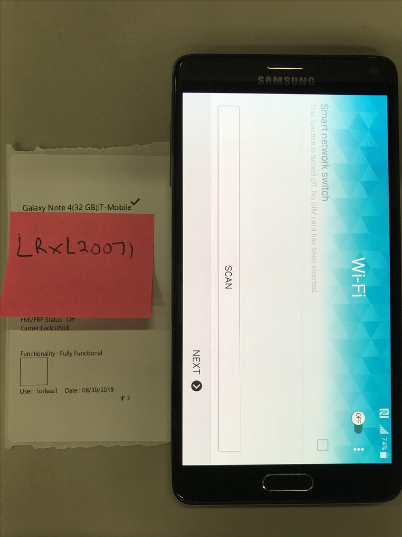Samsung Galaxy Note 4 - T-Mobile, Black, 32GB, N910T - LRXL20071 - Swappa
