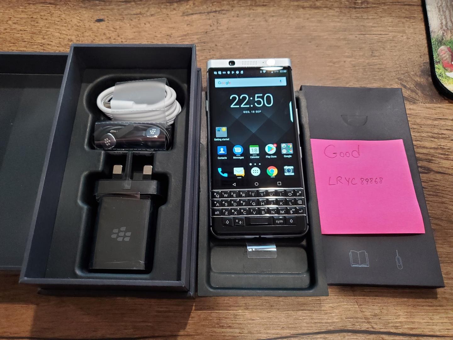 Blackberry Keyone - Unlocked, Silver, 32GB, 3GB, BBB100-1, Regular ...