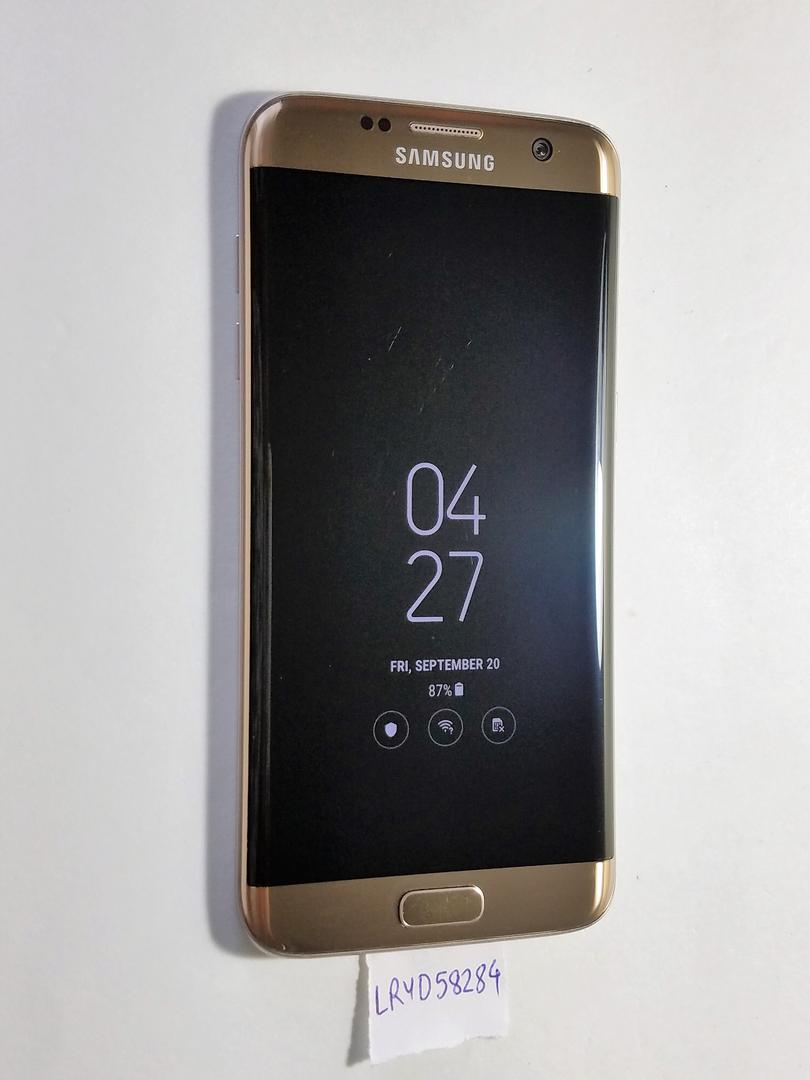 Samsung Galaxy S7 Edge - Unlocked, Gold, 32GB, SM-G935U - LRYD58284 ...
