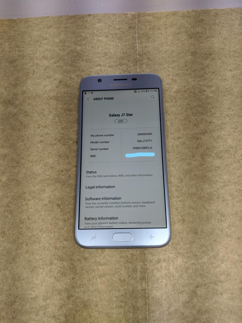 Samsung Galaxy J7 Star (Metro PCS) [SM-J737T] - Blue, 32 GB, 2 GB ...