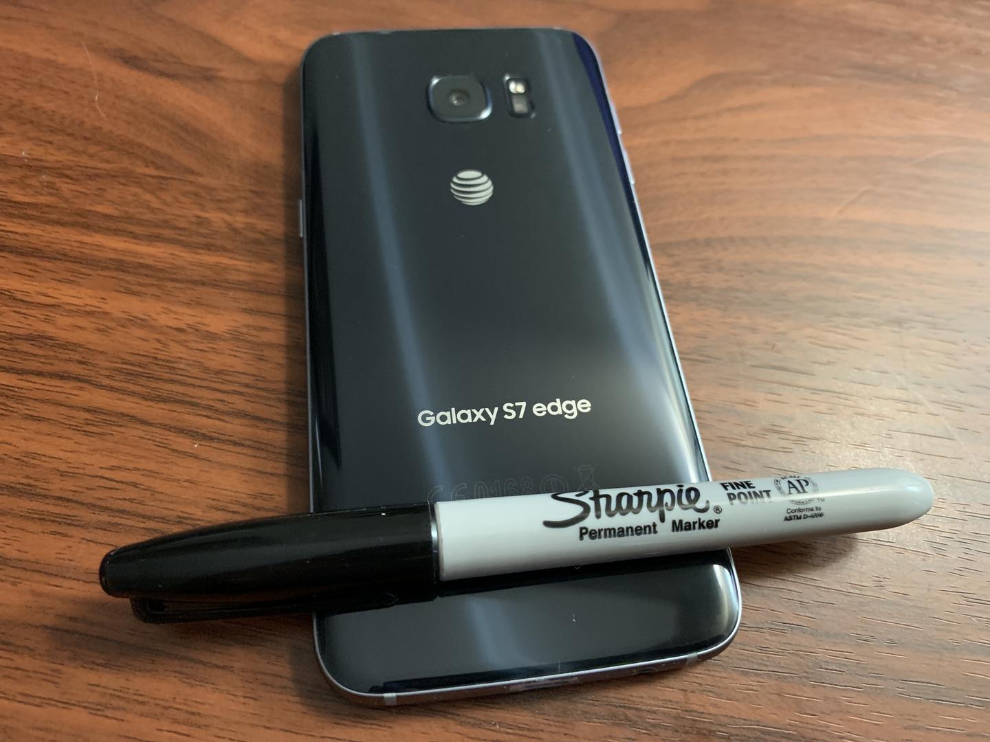 Samsung Galaxy S7 Edge - AT&T, Black, 32GB, SM-G935A - LRYI54862 - Swappa