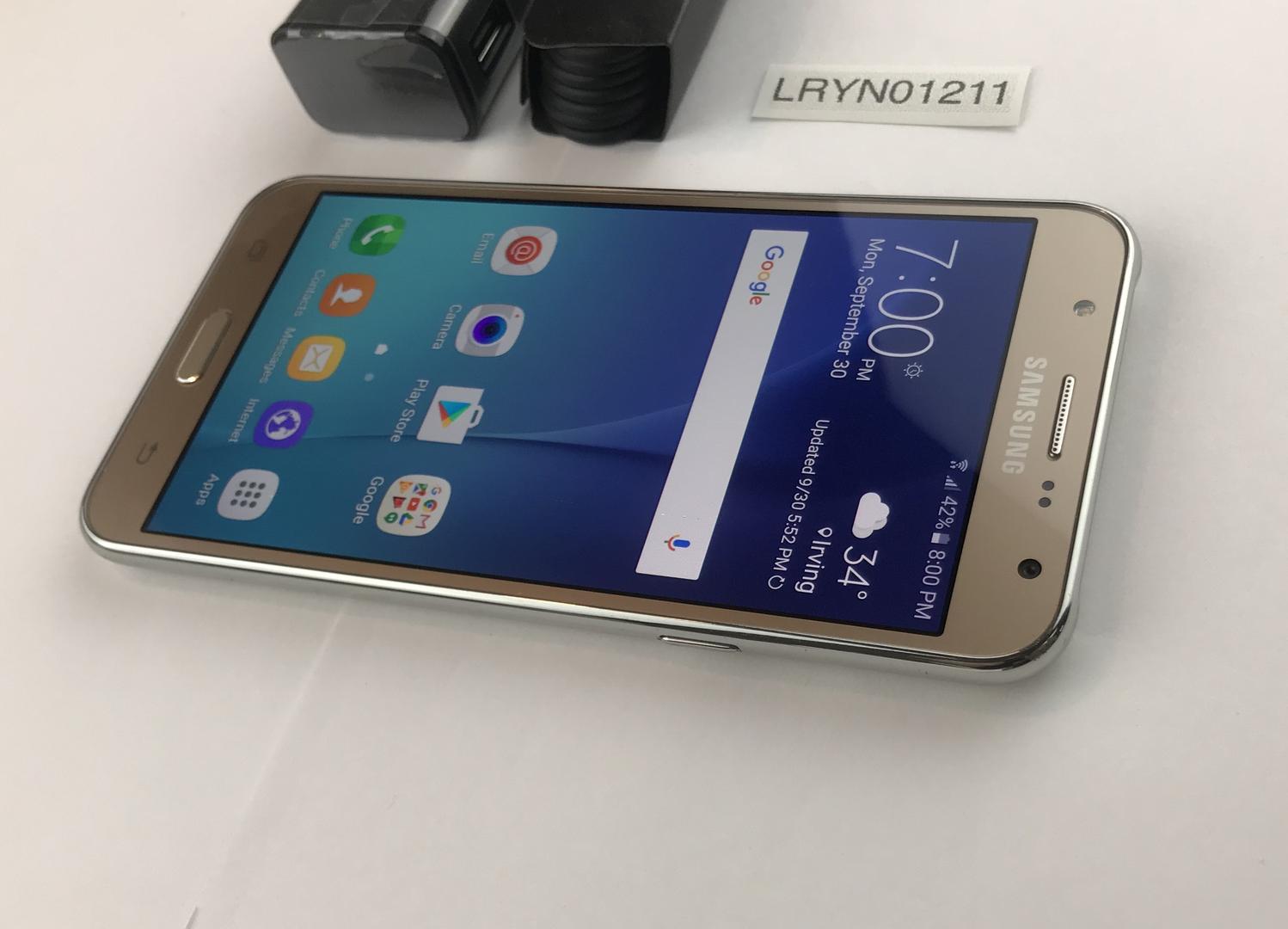 Samsung Galaxy J7 - Unlocked, Gold, 16GB, SM-J700H/DS, Dual Sim ...