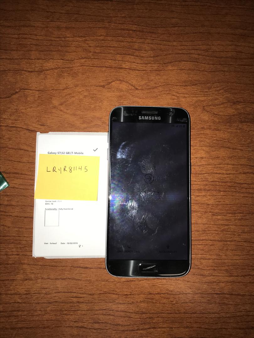 Samsung Galaxy S7 - T-Mobile, Black, 32GB, SM-G930T - LRYR81145 - Swappa