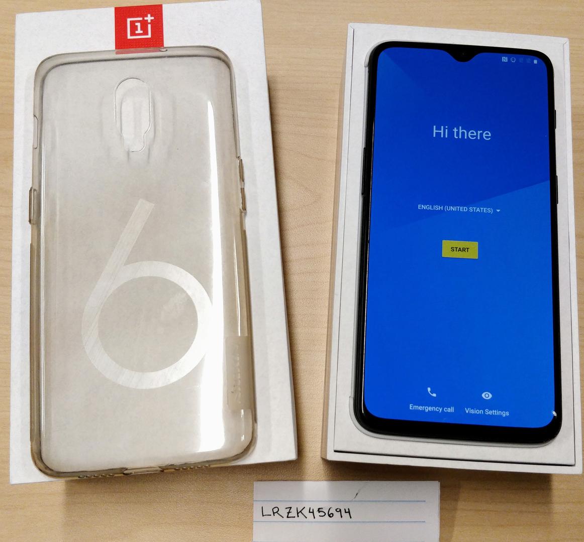 OnePlus 6T - Unlocked, Black, 128GB, 8GB, A6013 - LRZK45694 - Swappa
