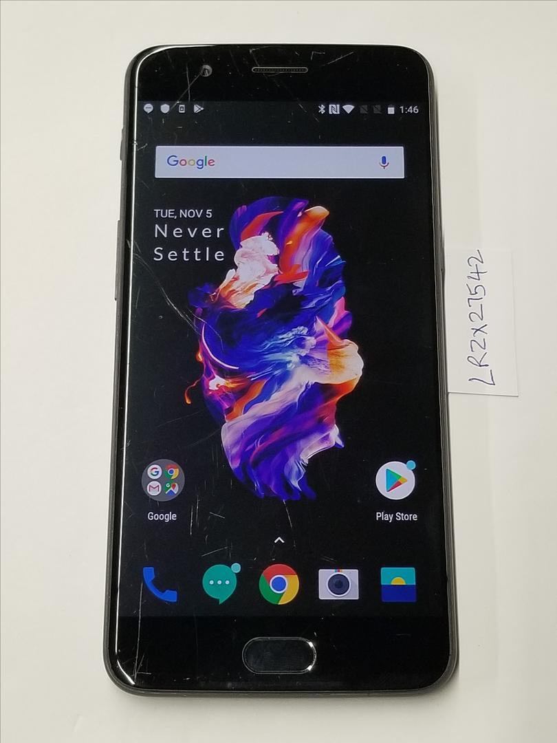 OnePlus 5 - Unlocked, Black, 64GB, 6GB, A5000 - LRZX27542 - Swappa