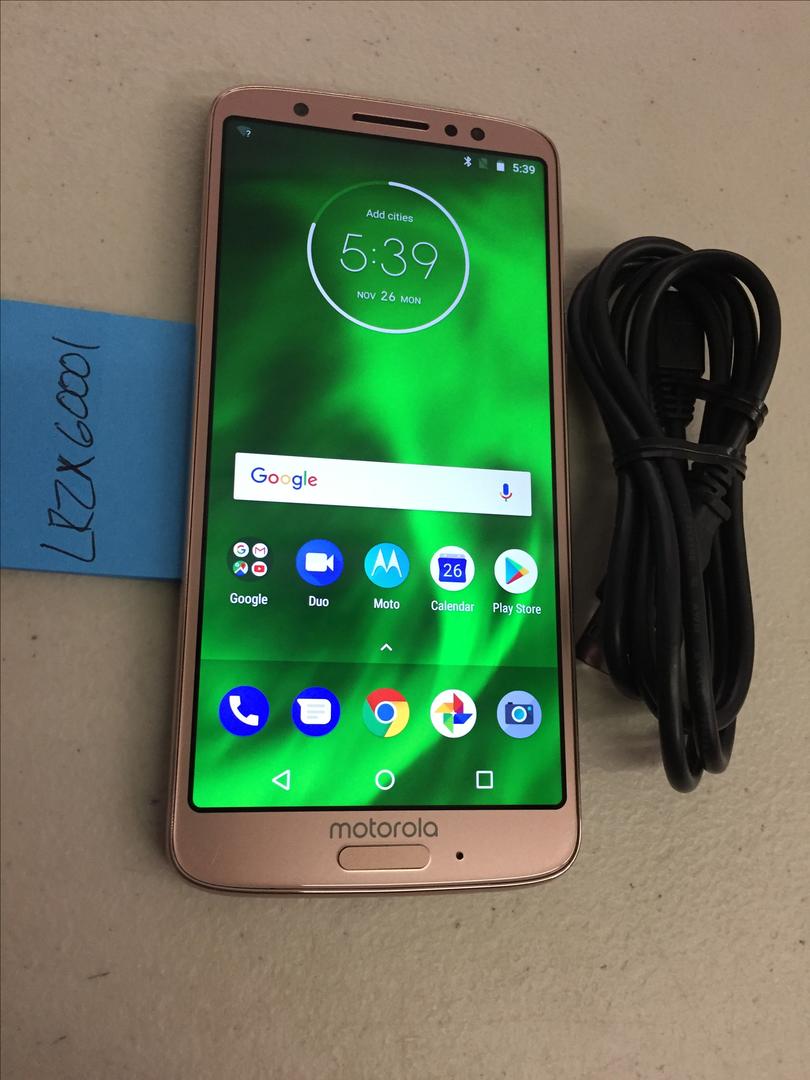 Moto G6 - Unlocked, Rose Gold, 32GB, 3GB - LRZX60001 - Swappa