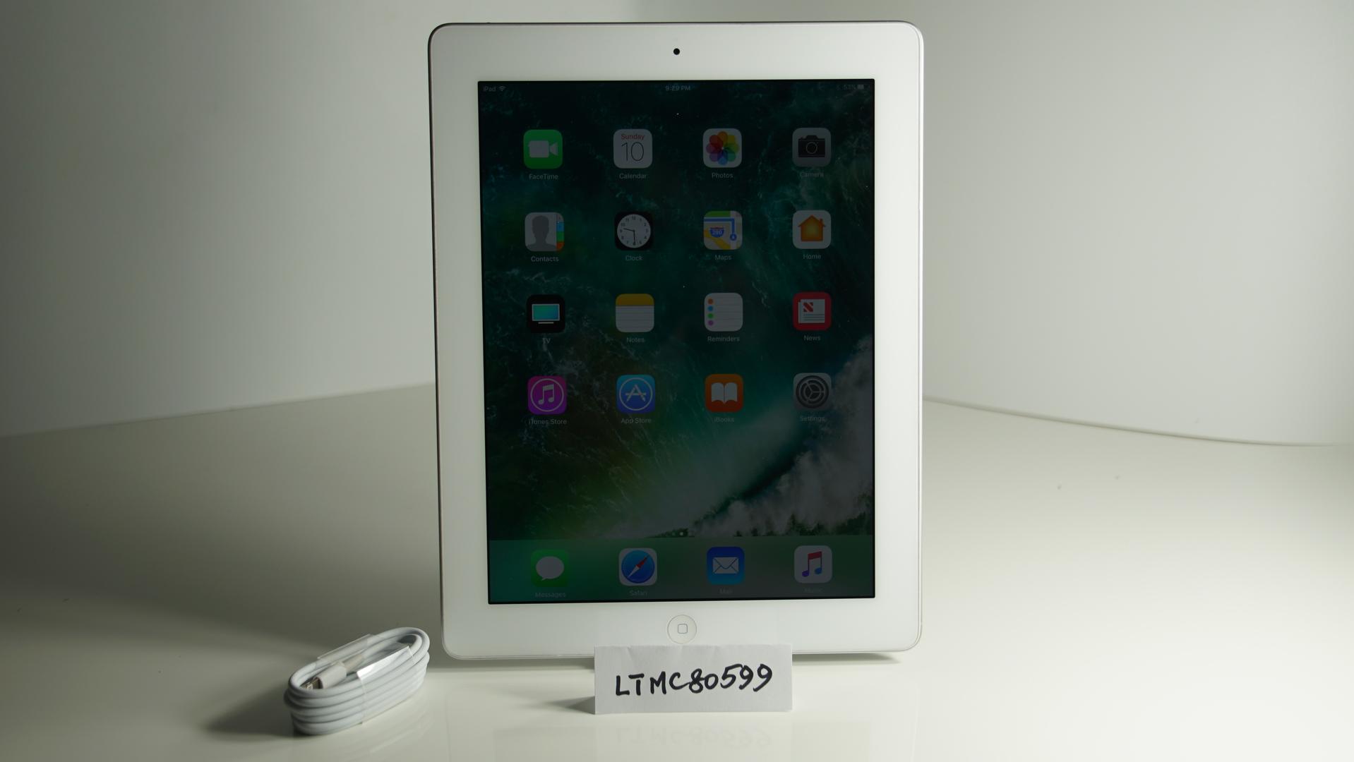 Apple iPad 4 - Wi-Fi, White, 16GB, A1458 - LTMC80599 - Swappa