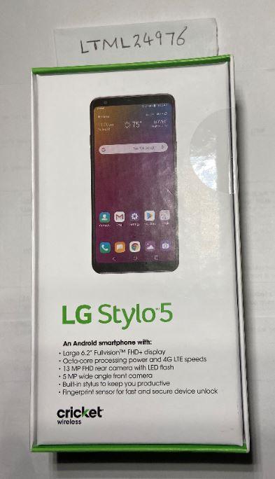 LG Stylo 5 - Cricket, Gray, 32GB, 3GB - LTML24976 - Swappa
