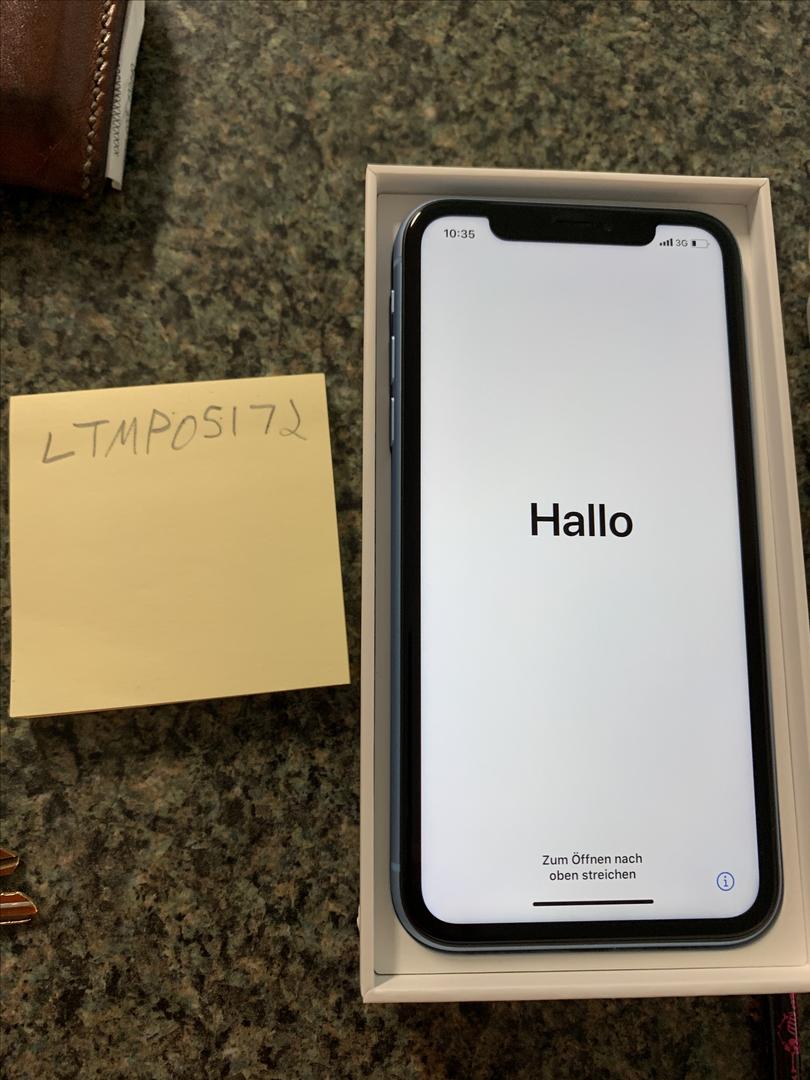 Apple iPhone Xr - Spectrum, Blue, 64GB, A1984 - LTMP05172 - Swappa