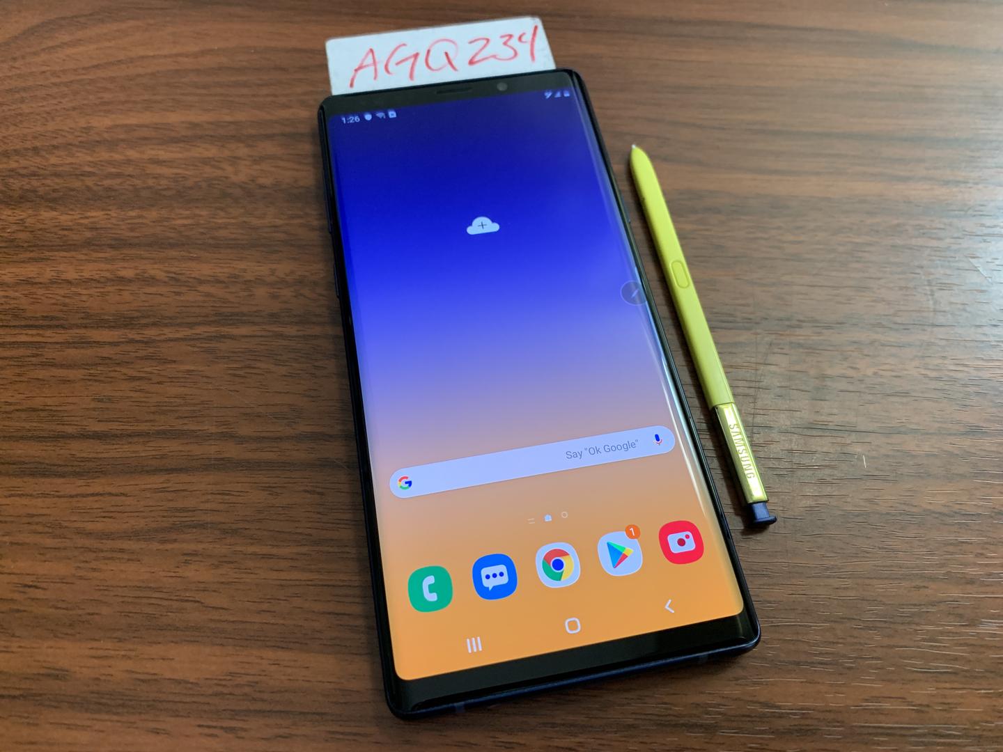 Samsung Galaxy Note 9 - Verizon, Blue, 512GB, 8GB, SM-N960U - LTNB20543 ...