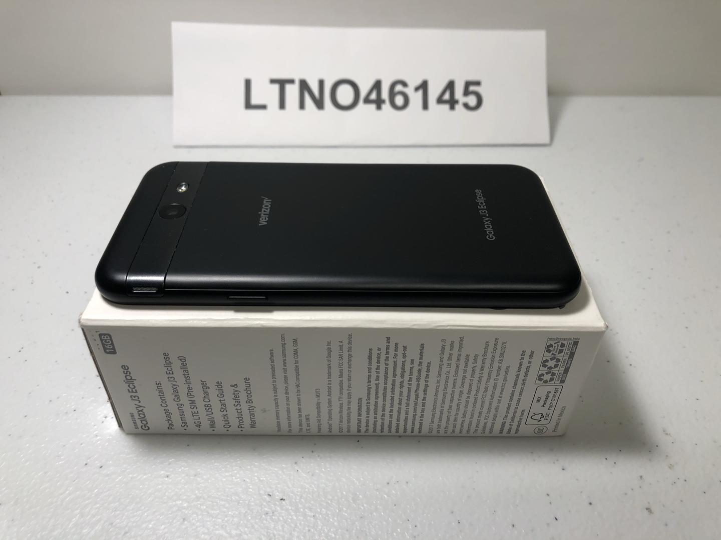 Samsung Galaxy J3 Eclipse - Verizon, Black, 16GB, SM-J327V - LTNO46145 ...