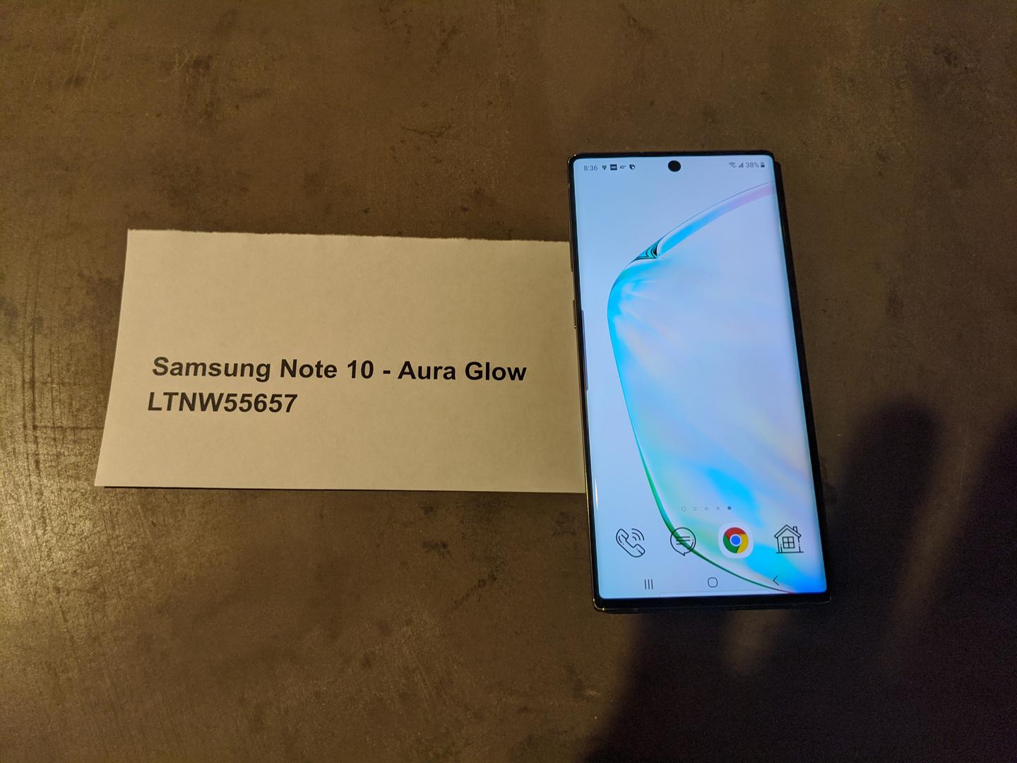 Samsung Galaxy Note 10 - T-Mobile, Aura Glow, 256GB, 8GB, SM-N970U ...