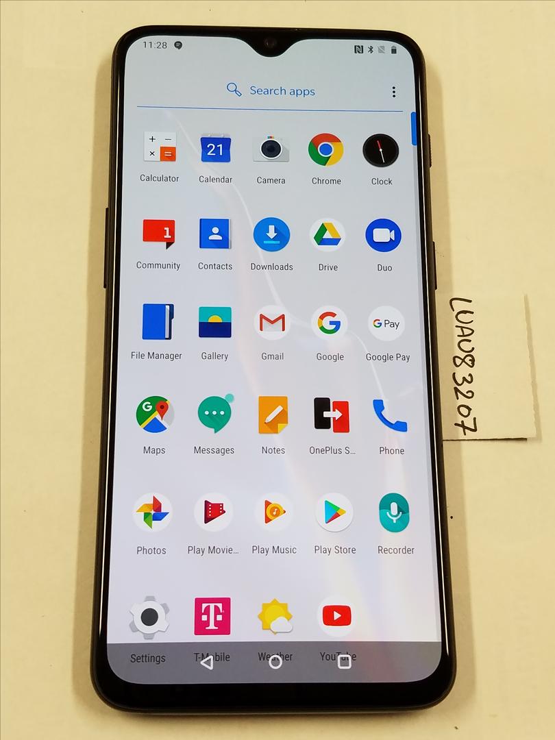 OnePlus 6T (T-Mobile) [A6013] - Gloss Black, 128 GB, 8 GB - LUAU83207 ...