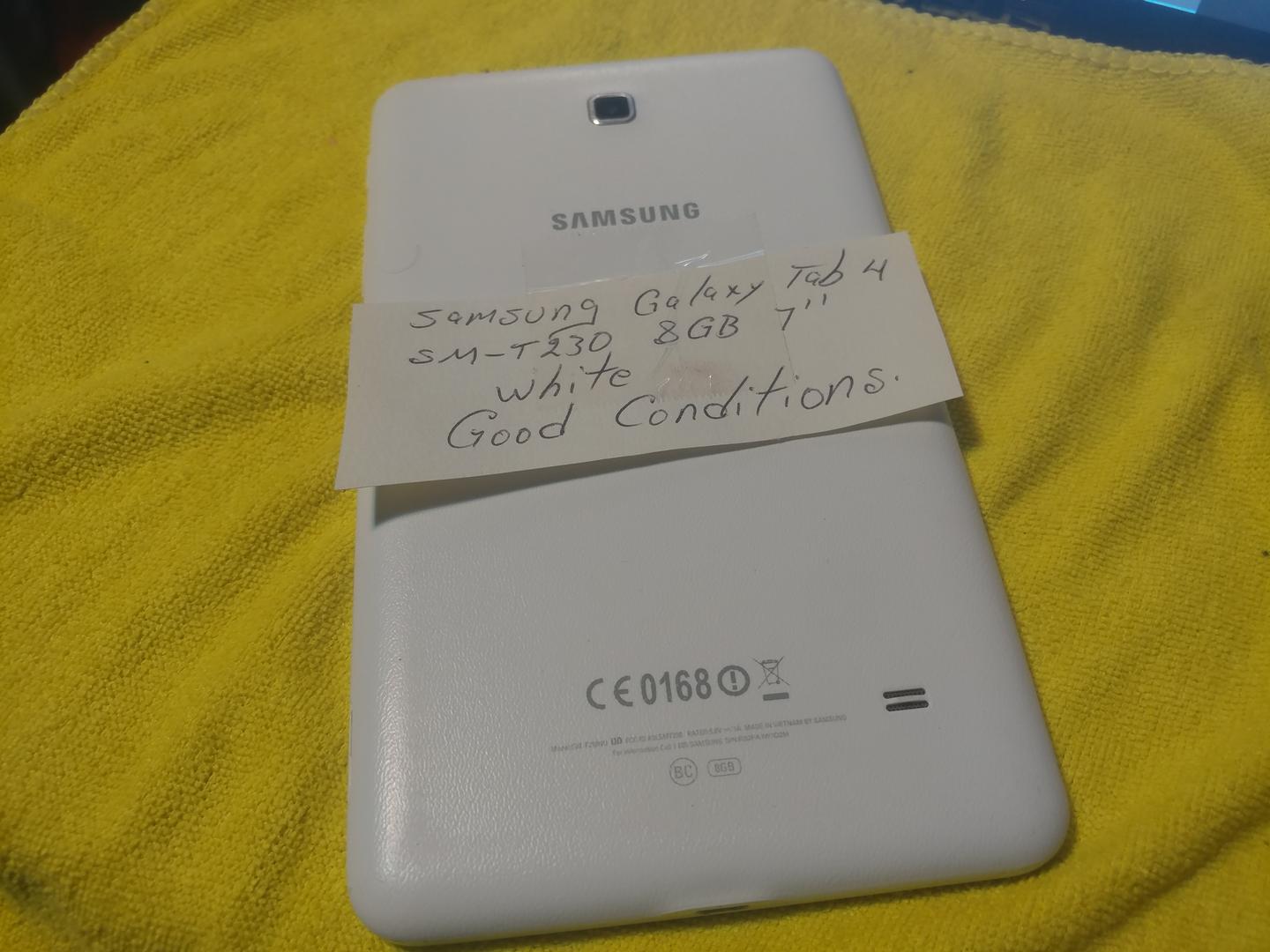 Samsung Galaxy Tab 4 - Wi-Fi, White, 8GB, SM-T230NU, 7" Nook Edition - LUAV29078 - Swappa