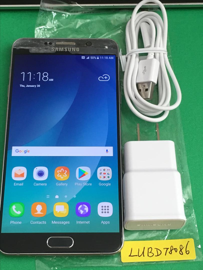 Samsung Galaxy Note 5 - Unlocked, Blue, 32GB, SM-N920W8 - LUBD78086 ...