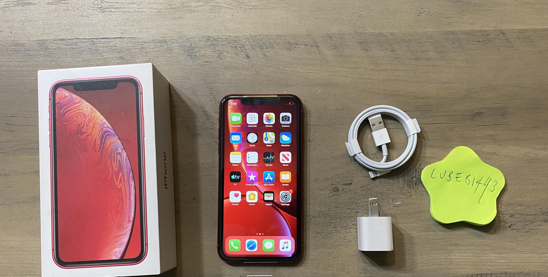 Apple iPhone Xr - Consumer Cellular, Red, 128GB, A1984 - LUBE81443 - Swappa