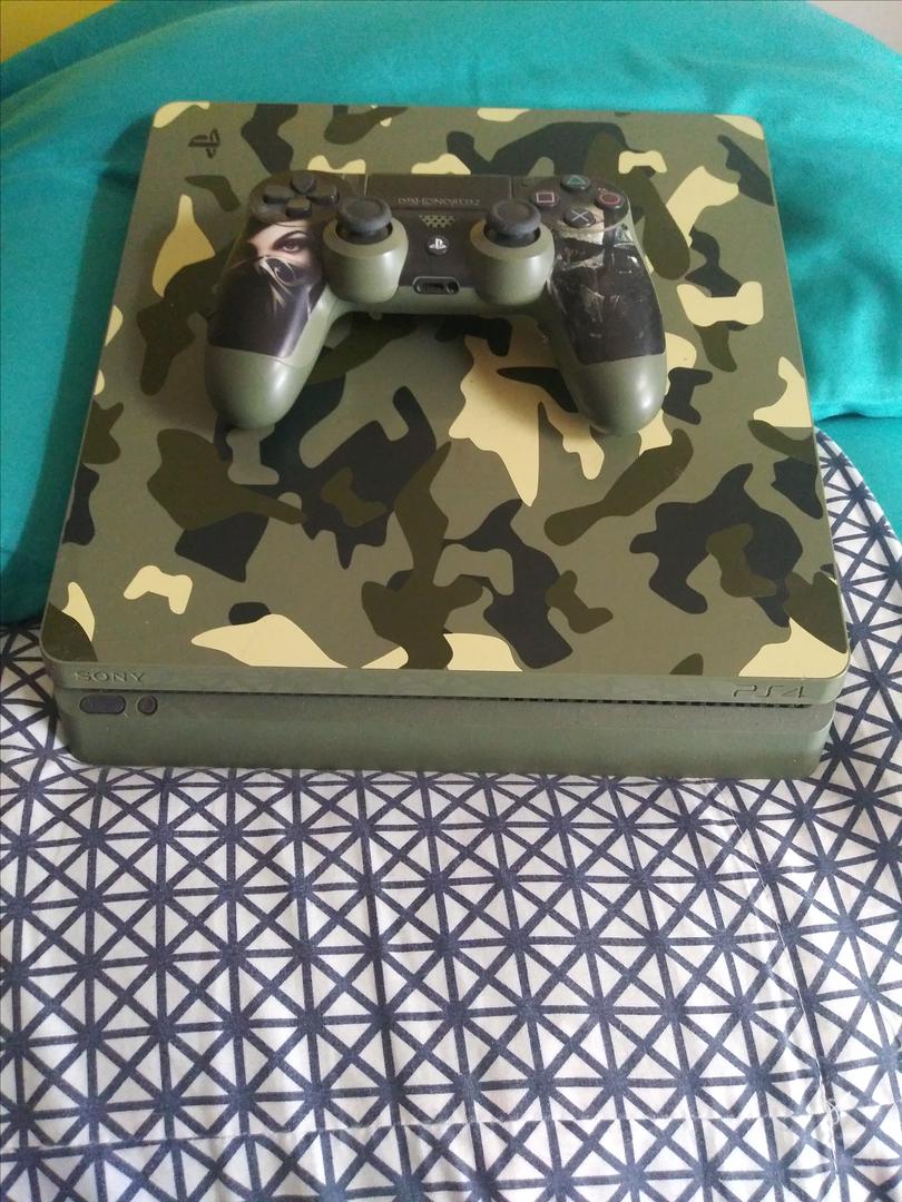 PlayStation 4 Slim - Green Camo, 1TB - LUBH51199 - Swappa