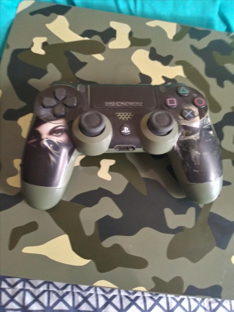 PlayStation 4 Slim - Green Camo, 1TB - LUBH51199 - Swappa