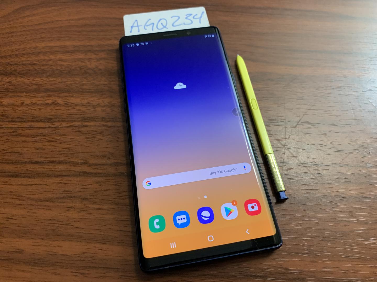 Samsung Galaxy Note 9 - Unlocked, Blue, 128GB, 6GB, SM-N960U1 ...