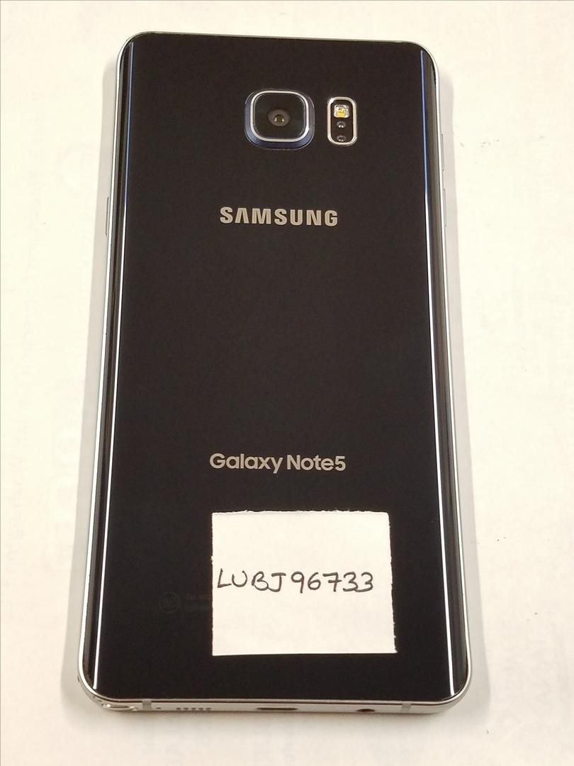 Samsung Galaxy Note 5 - T-Mobile, Black, 32GB, SM-N920T - LUBJ96733 ...