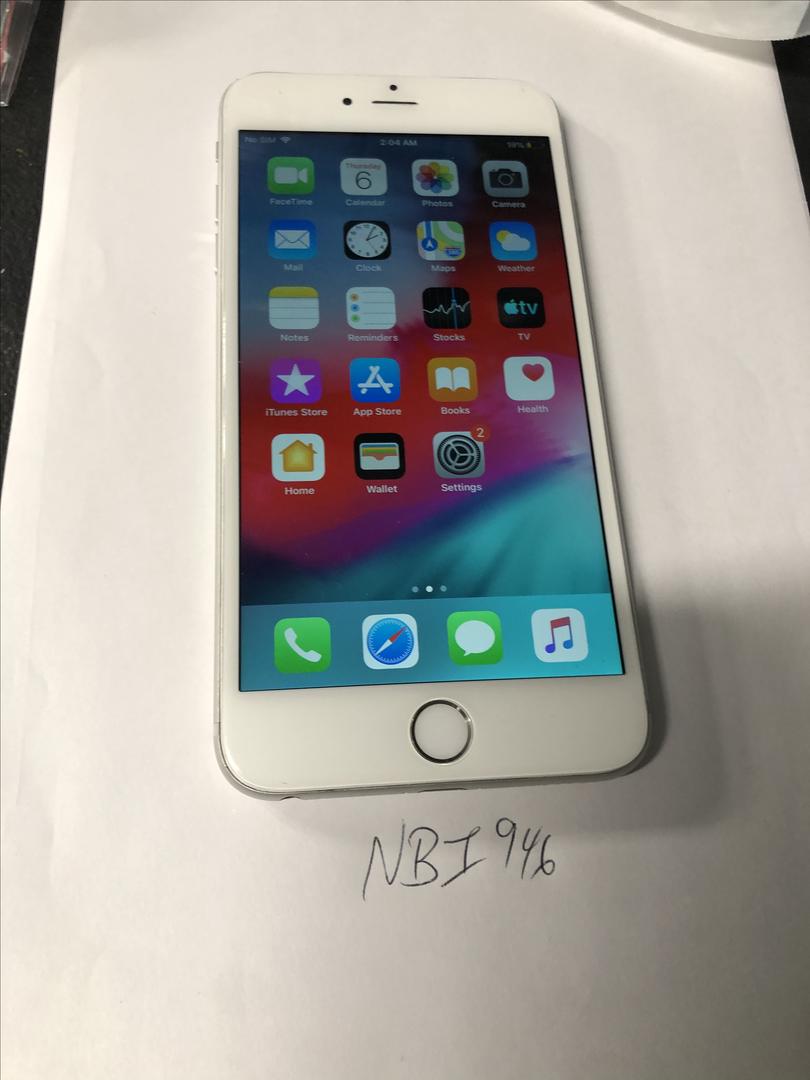 Apple iPhone 6 Plus - T-Mobile, Silver, 64GB, A1522 - LUBK88135 - Swappa