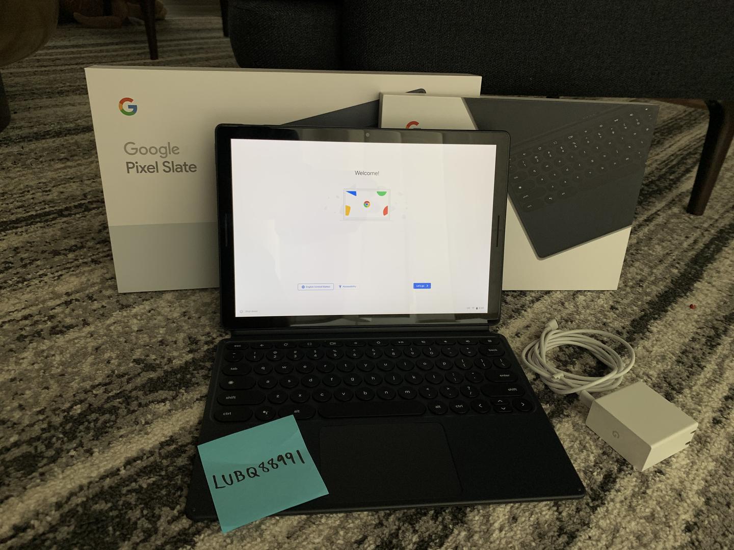 Google Pixel Slate - Wi-Fi, Core m3, Navy Blue, 64GB, 8GB - LUBQ88991 ...
