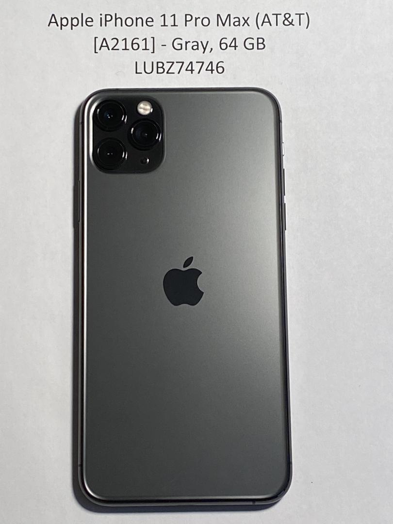 Apple iPhone 11 Pro Max - AT&T, Gray, 64GB, A2161 - LUBZ74746 - Swappa